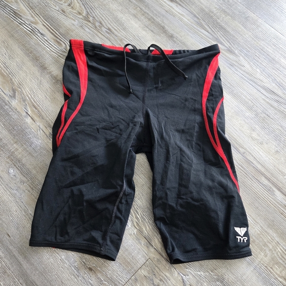 TYR | Other | Tyr Black And Red Swim Jammers | Poshmark